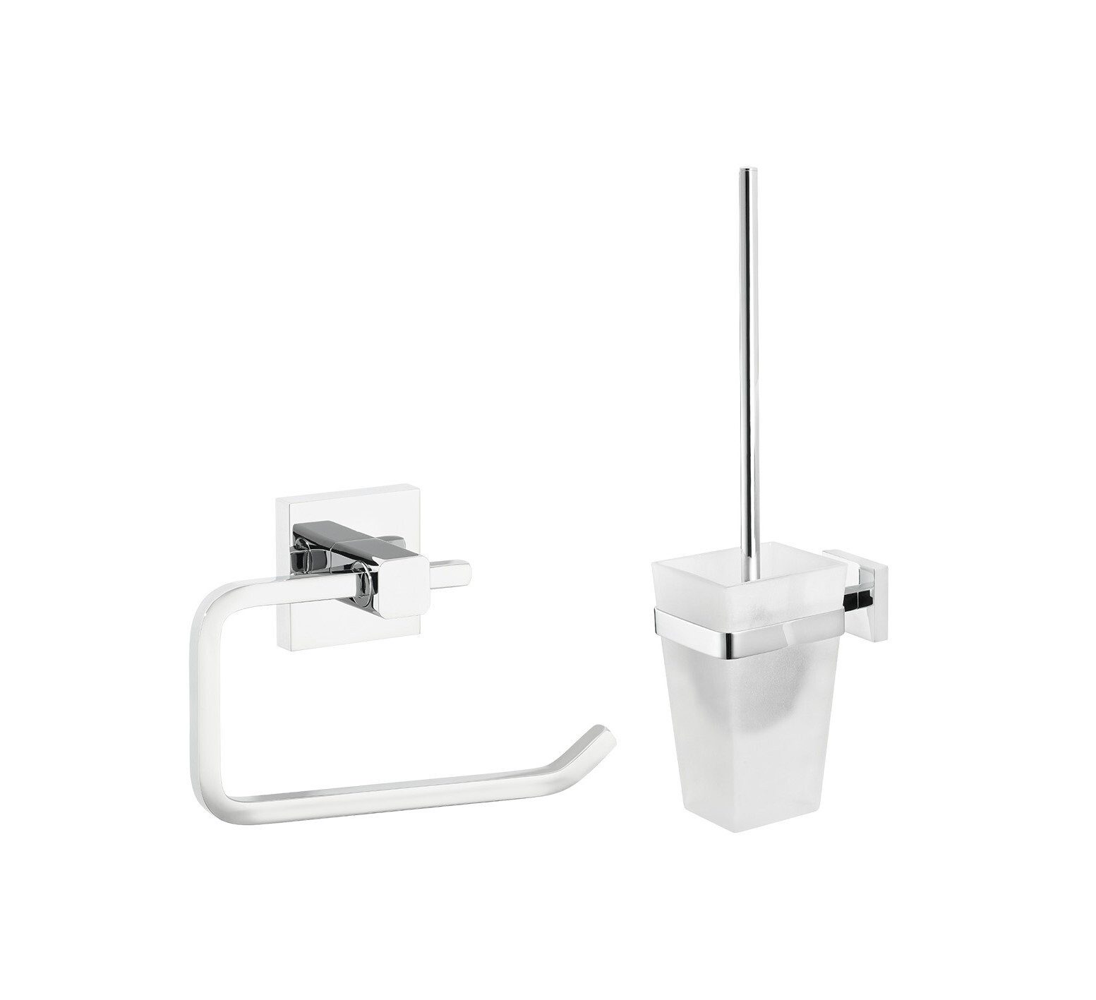 Tesa Badaccessoire Set Deluxxe Toilettenbürsten Set Ohne Bohren Spar