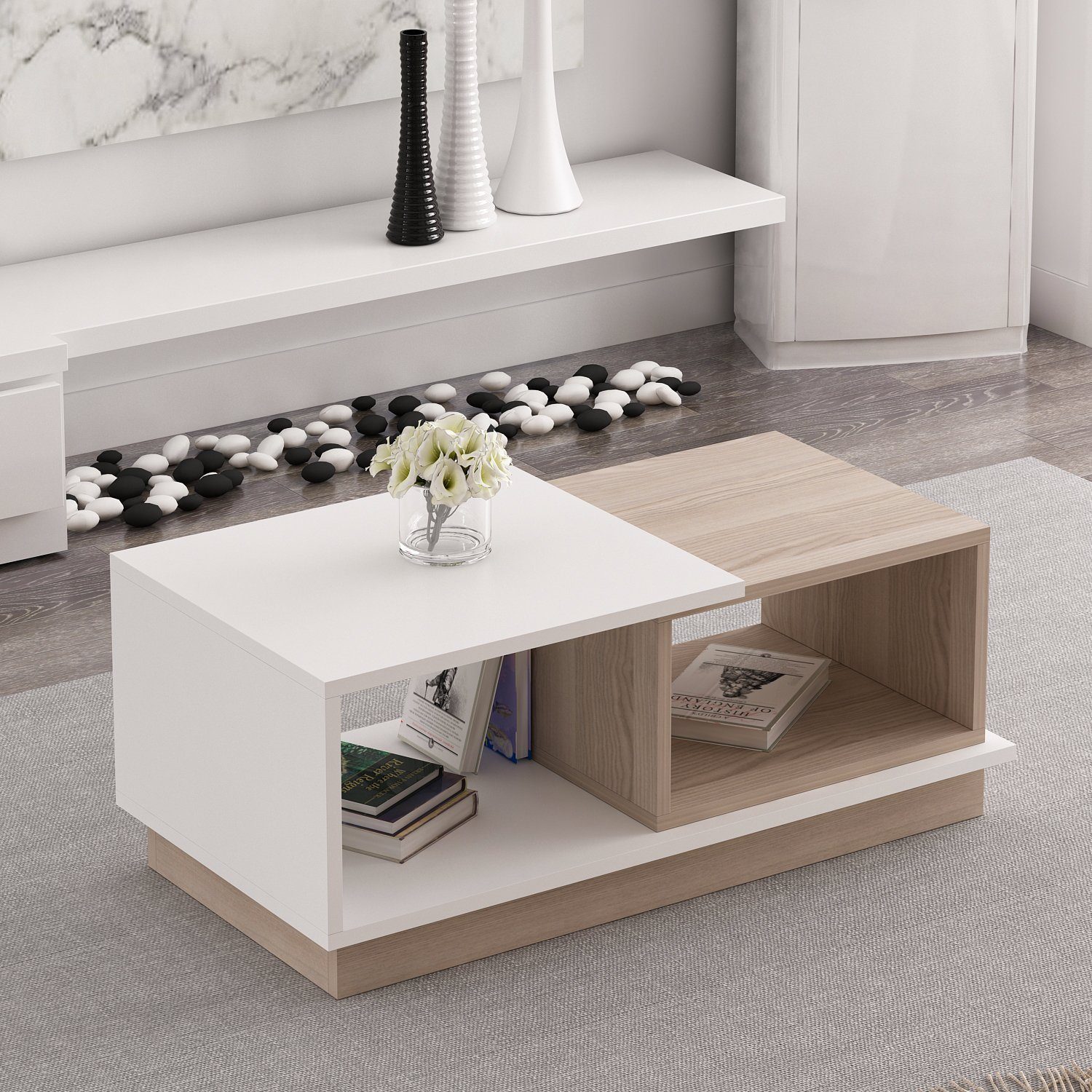 Skye Decor Couchtisch 100 Melamine Coated Particle Board 36 Cm X 45