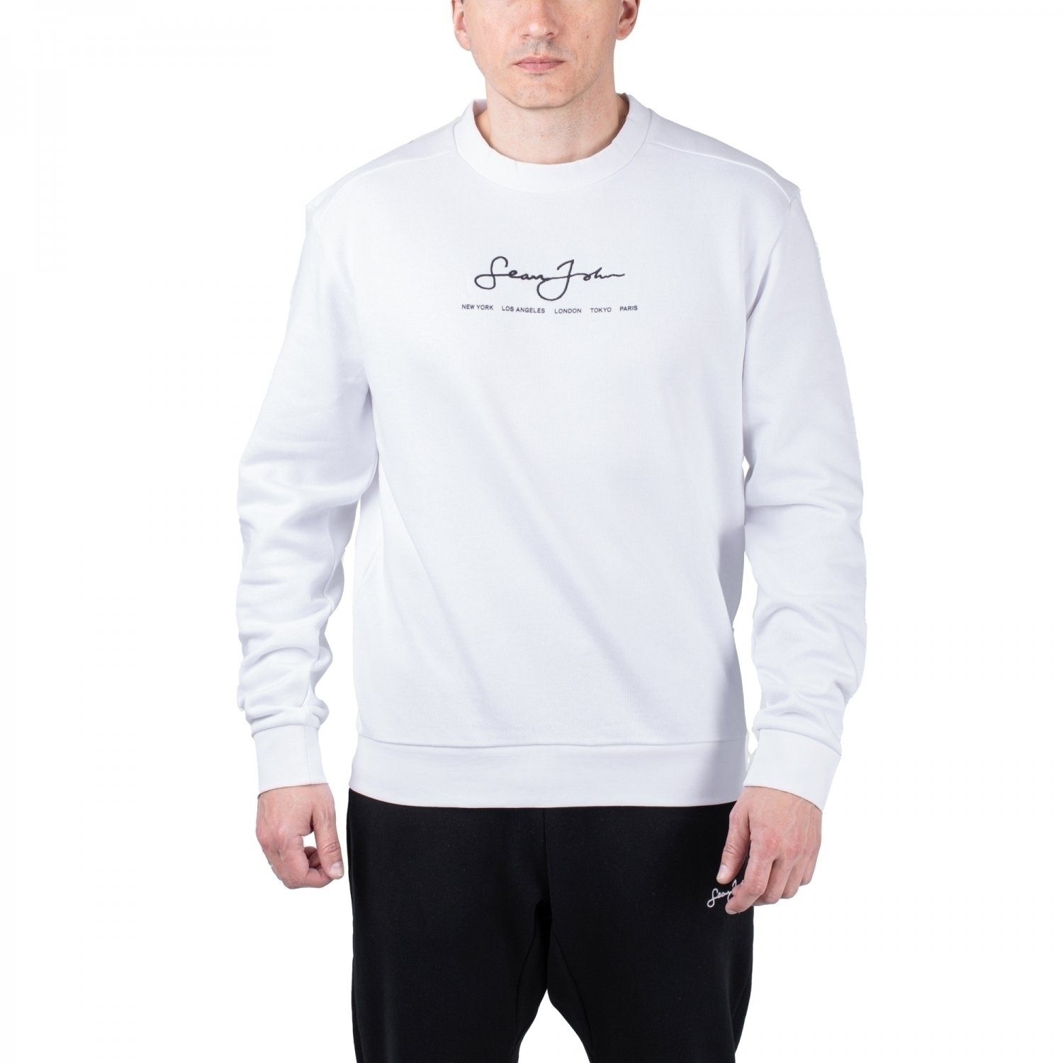 Sean John Sweater Sean John Classic Logo Essential Crew