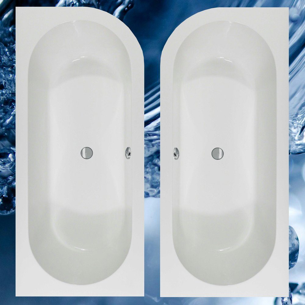 Dusche-24 Badewanne Badewanne 170x80 und 180x80 cm CHARLY