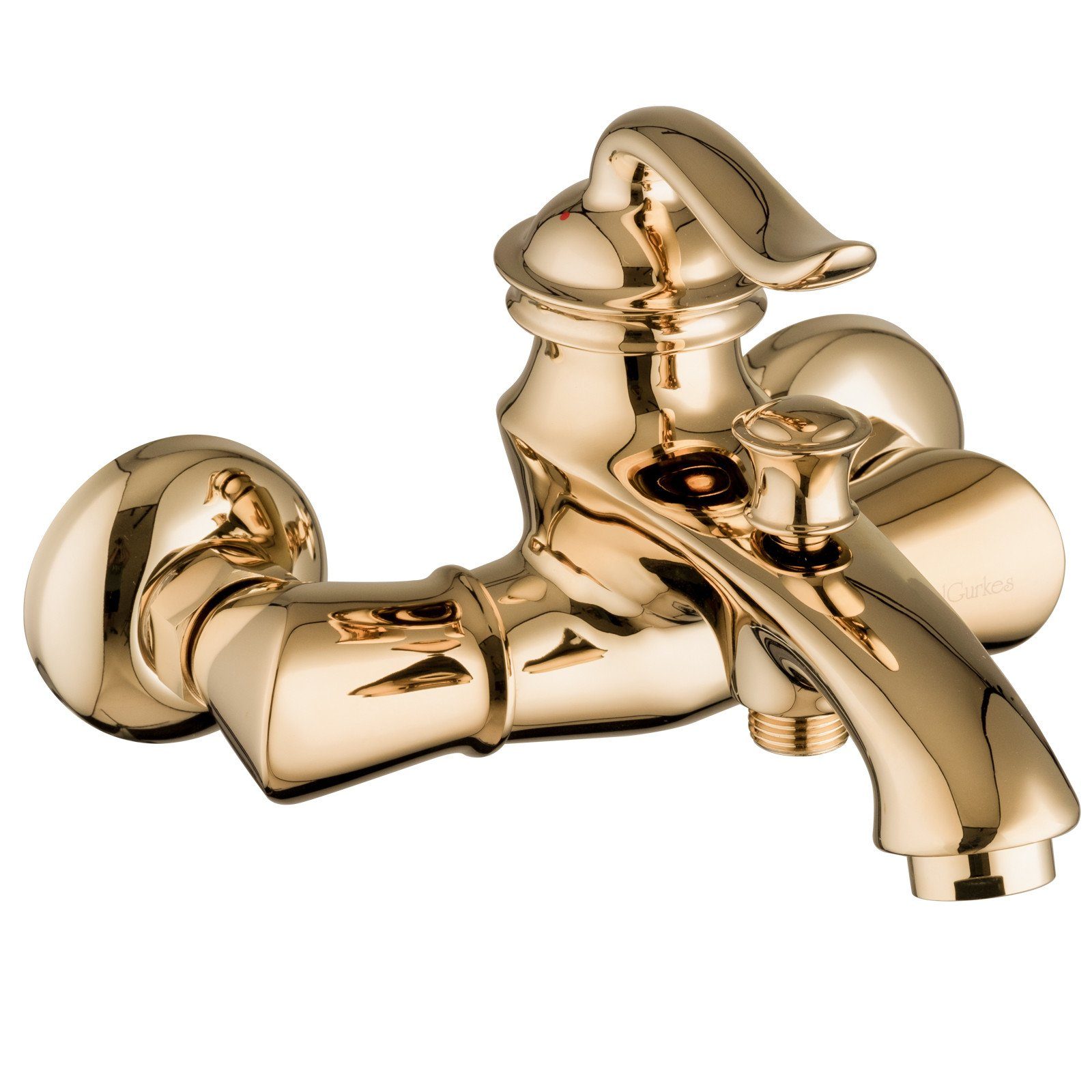 Paulgurkes Wannenmischeinheit Paulgurkes Gold Wannenarmatur Aufputz