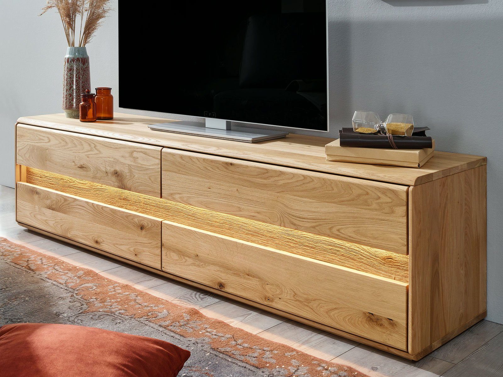 Lowboards wildeiche-massiv online kaufen | OTTO