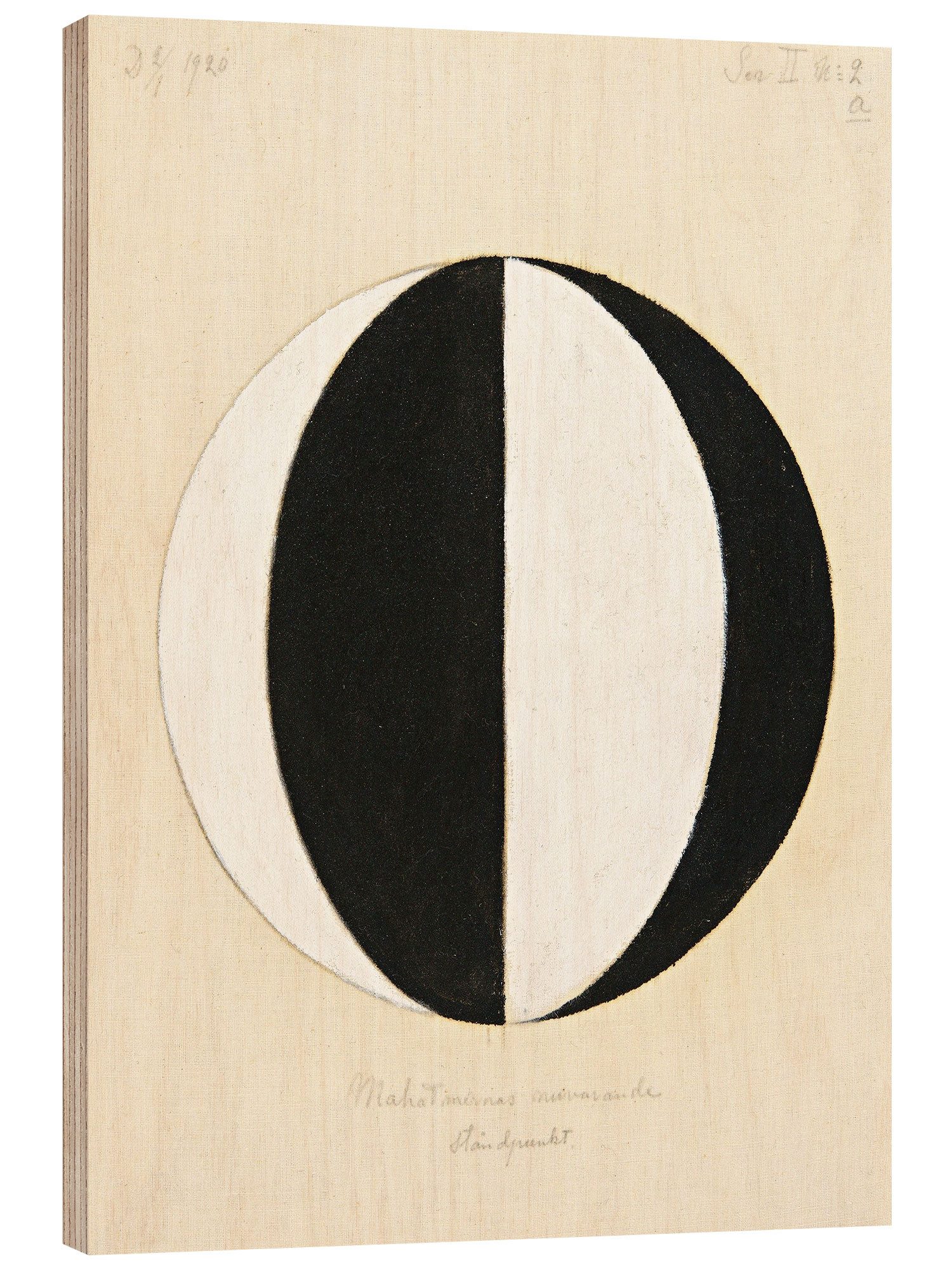 Posterlounge Holzbild Hilma Af Klint Der Aktuelle Standpunkt Des
