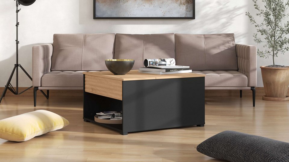 Home Affaire Couchtisch Taranto Kaffeetisch 80 Cm Quadratische Form