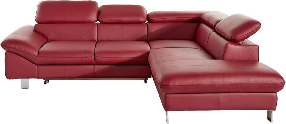 Cotta Ecksofa Driver L Form Mit Kopfteilverstellung Wahlweise Mit