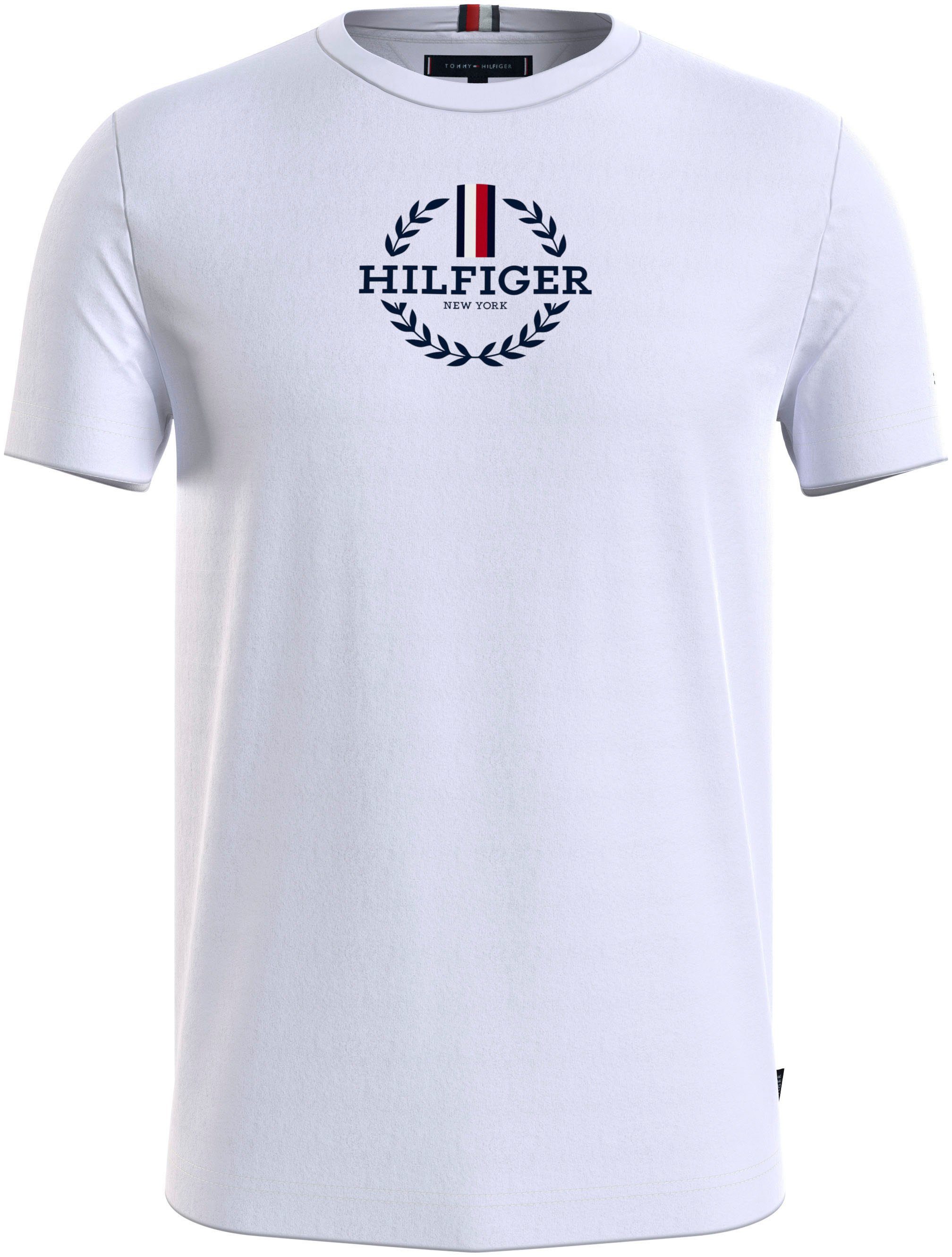 Tommy Hilfiger Big And Tall T Shirt Bt Global Stripe Wreath Tee B Große