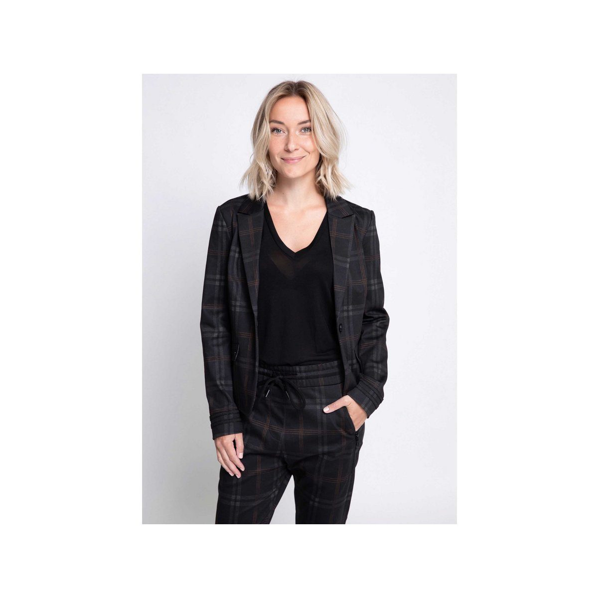Zhrill Jackenblazer schwarz normal (1-tlg)