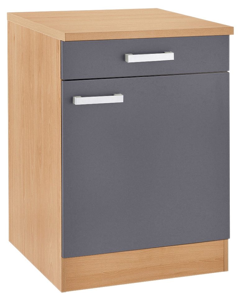 Optifit Unterschrank Odense 60 Cm Breit Mit Tür Und Schubkasten Mit