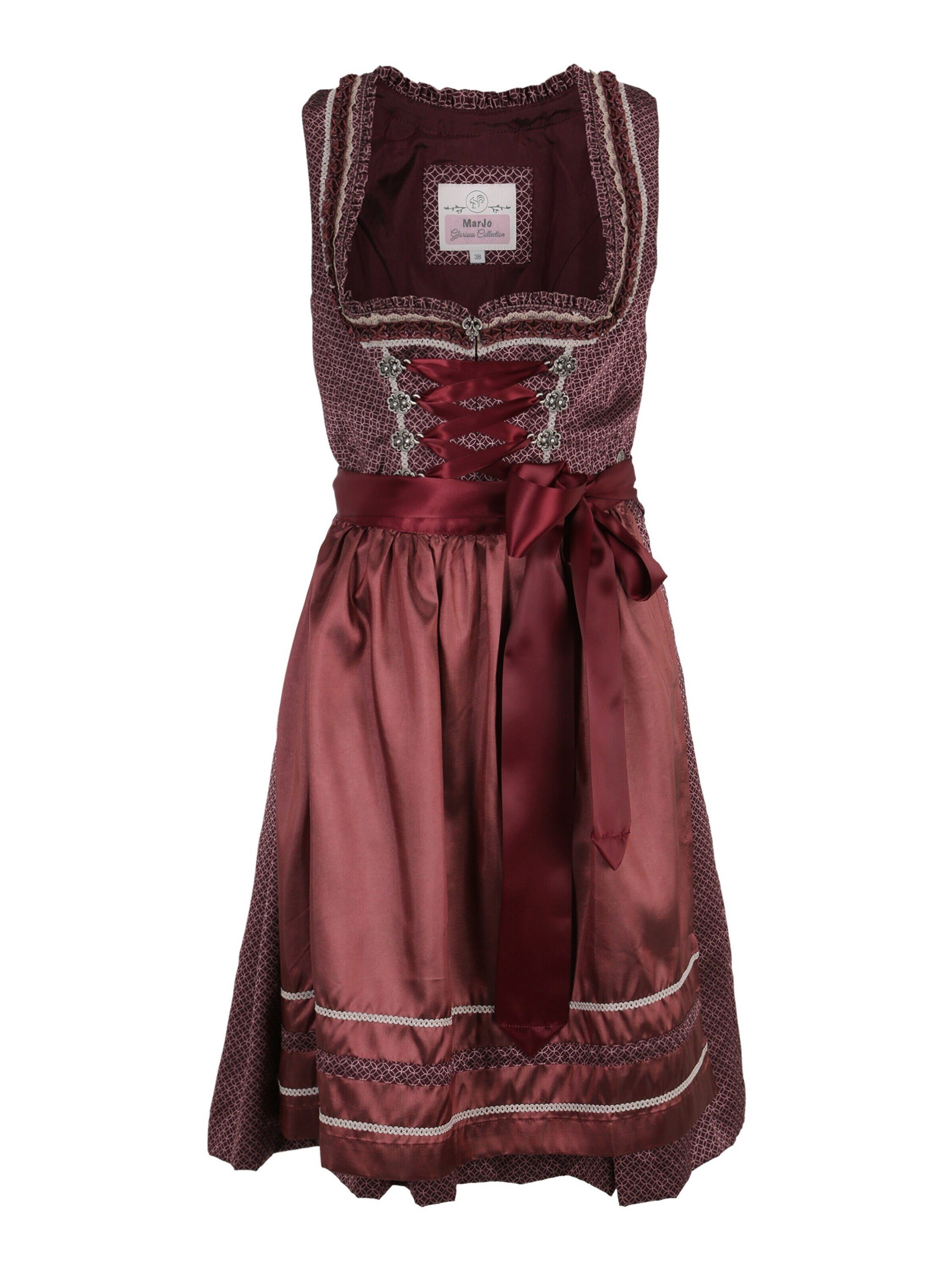 MarJo Dirndl Nala (1-tlg) Rüschen, Falten, Drapiert/gerafft, Spitze
