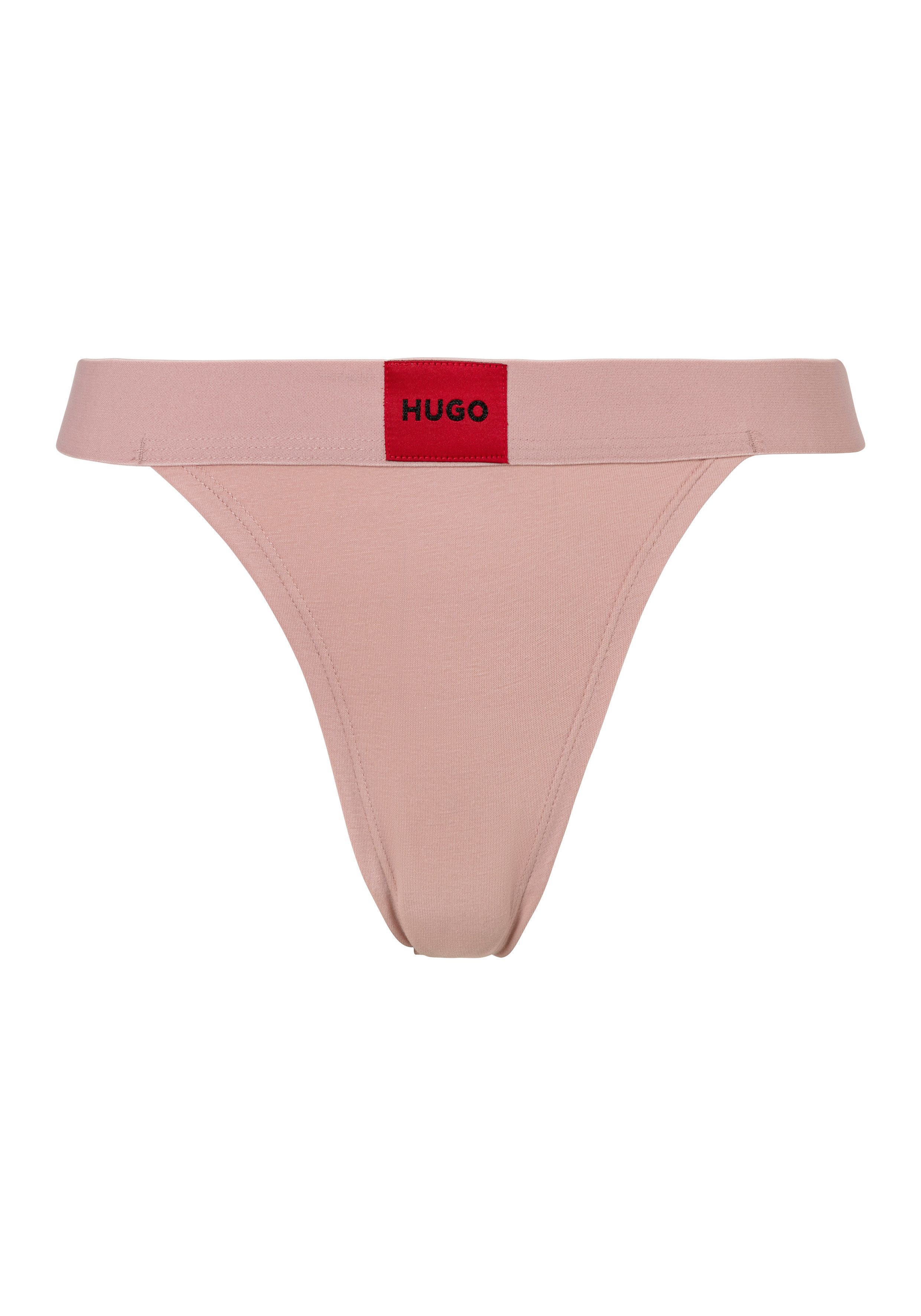 HUGO String RED LABEL mit Logo auf dem elastischen Bund, In Baumwollmix ...
