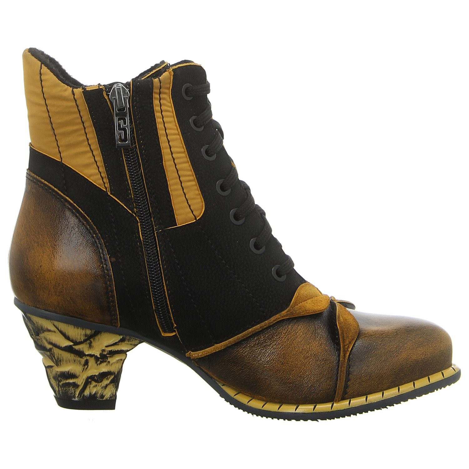 Simen Schnürstiefelette, gelb