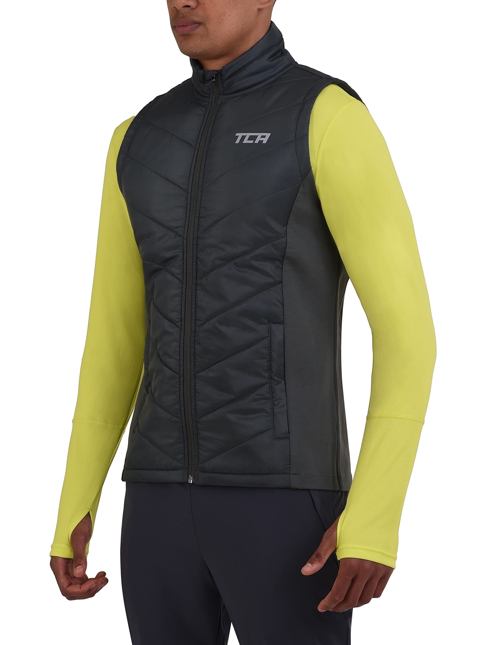 Tca Funktionsweste Tca Herren Excel Runner Weste Dunkelgrün Xl 1 Tlg