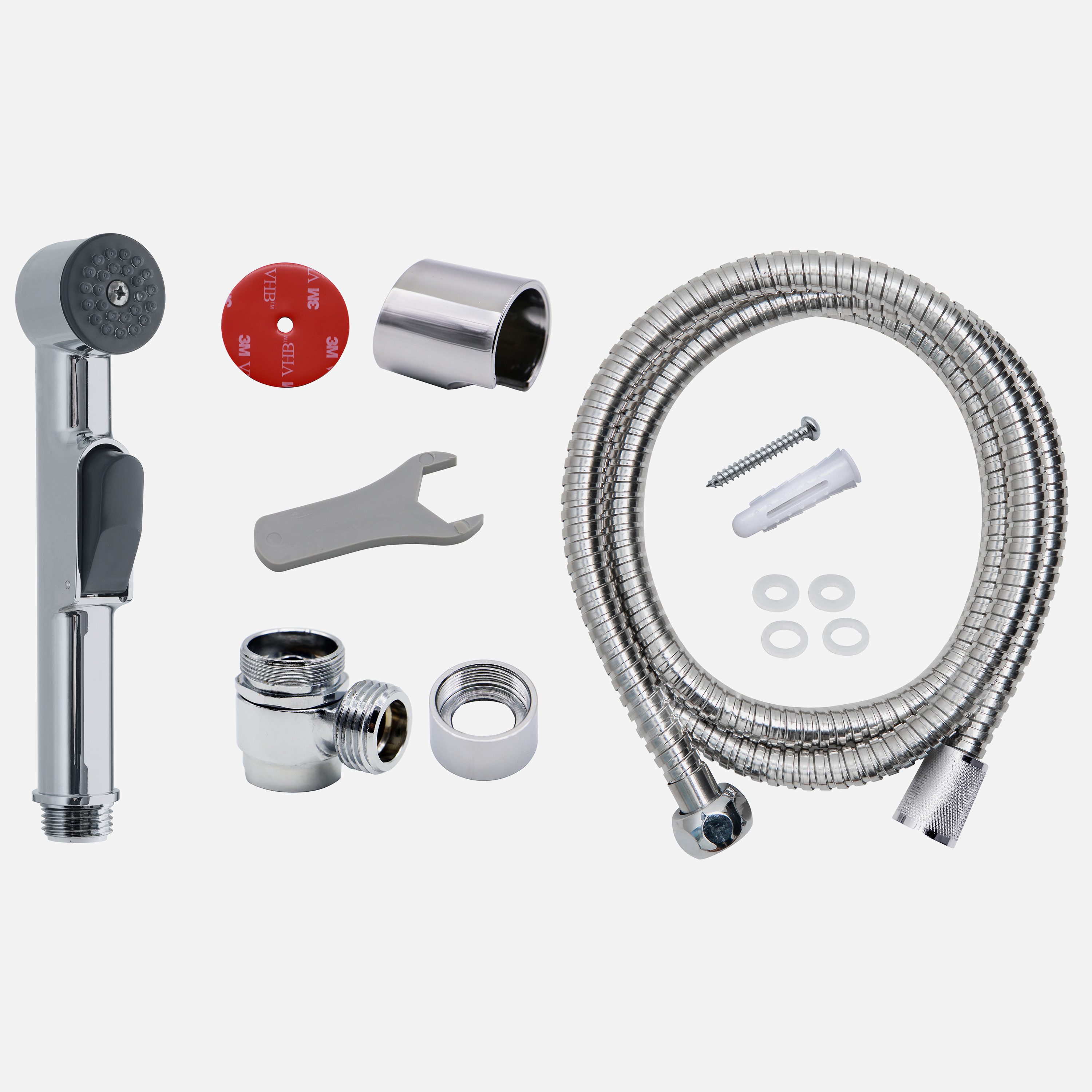 Euroshowers GmbH Waschbeckendusche Bidet Waschbeckendusche-Set Chrom ...