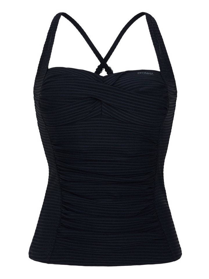 Protest Triangel Bikini Mixcamo Tankini Top Bandc Cup True Black