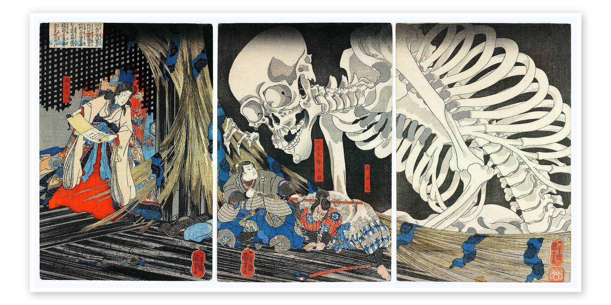 Posterlounge Poster Utagawa Kuniyoshi Takiyasha Die Hexe Und Odokuro