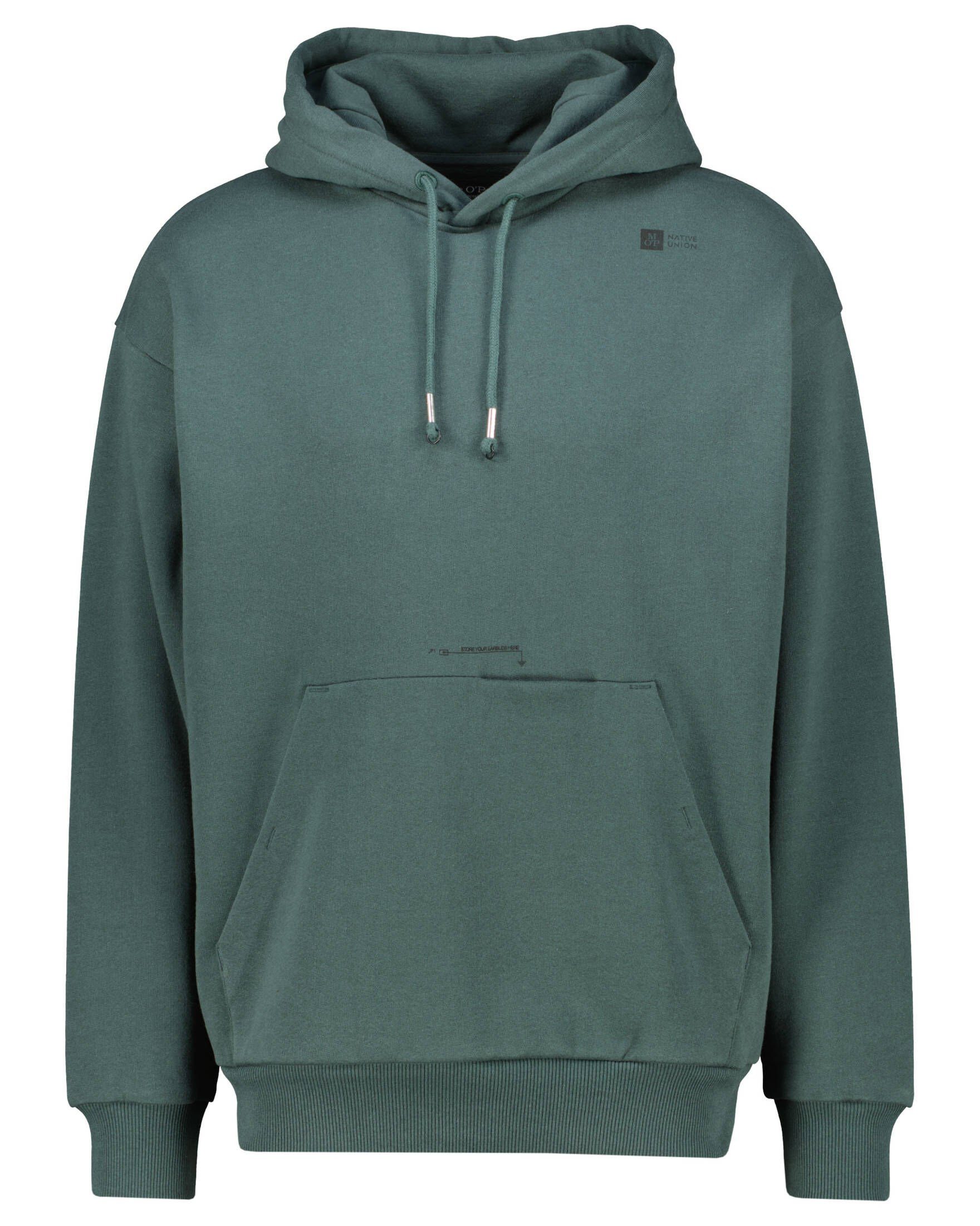 Marc O'Polo Sweatshirt Herren Hoodie (1-tlg), Elastischer Rippchenbund an Saum und Ärmelabschlüssen