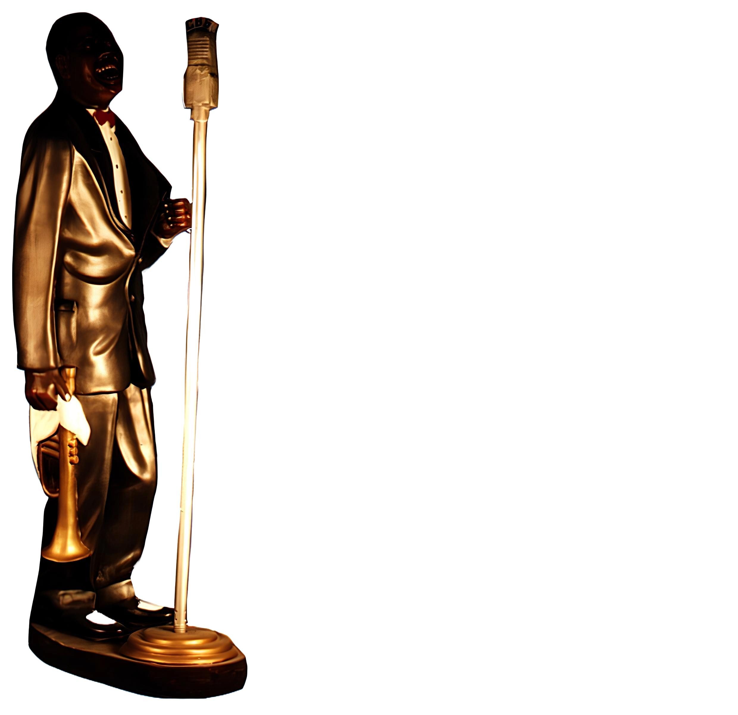 Jvmoebel Dekoobjekt Design Sänger Figur Statue Skulptur Figuren