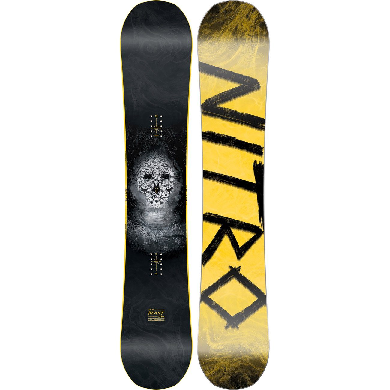 Nitro Snowboards Snowboard BEAST, 100% Natural Speed WaxZertifizierung ...