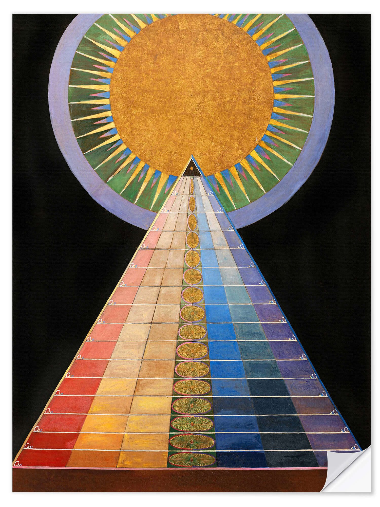 Posterlounge Wandfolie Hilma Af Klint Nr 1 Altarbild Wohnzimmer