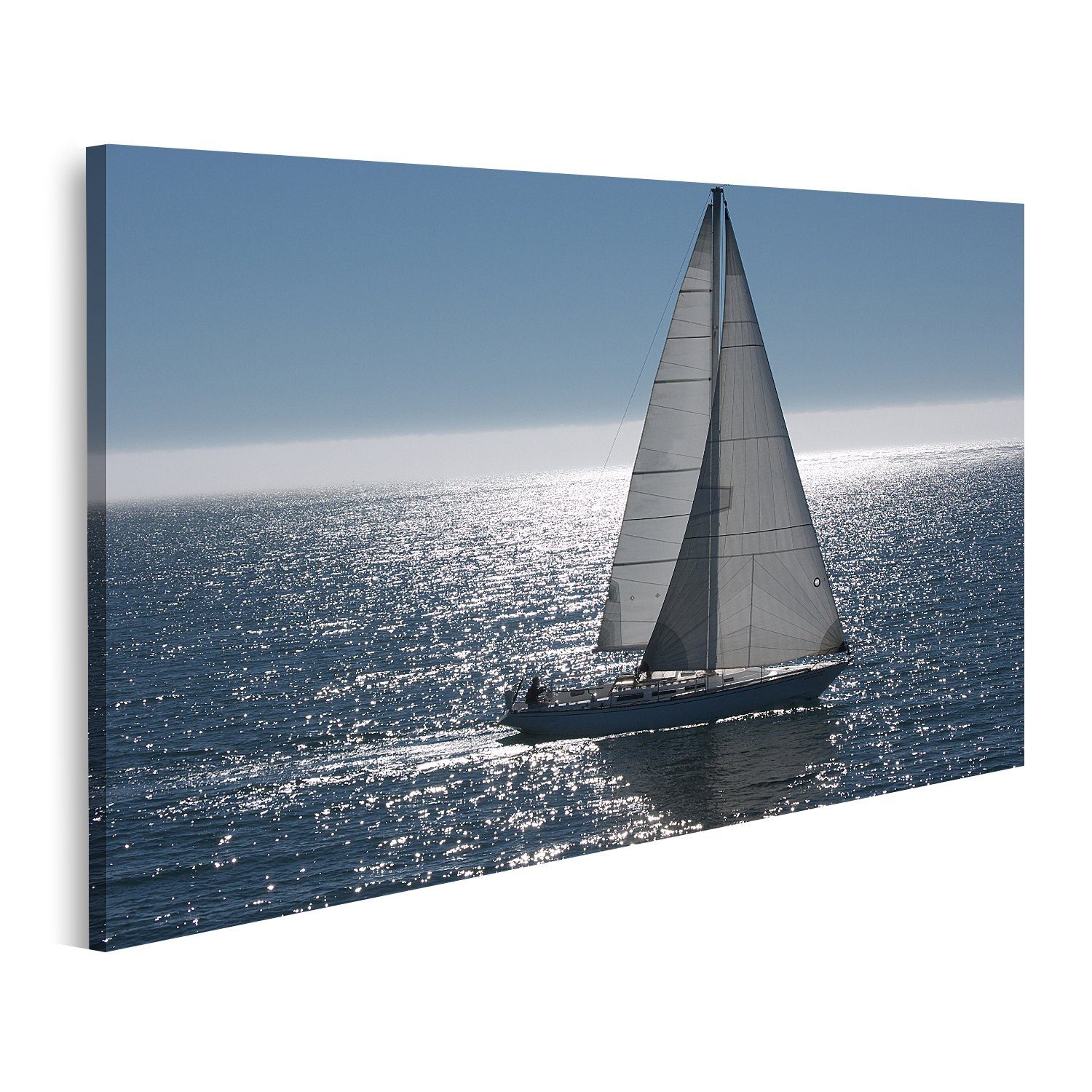 Islandburner Leinwandbild Bild Auf Leinwand Segelboot Gleitet Auf