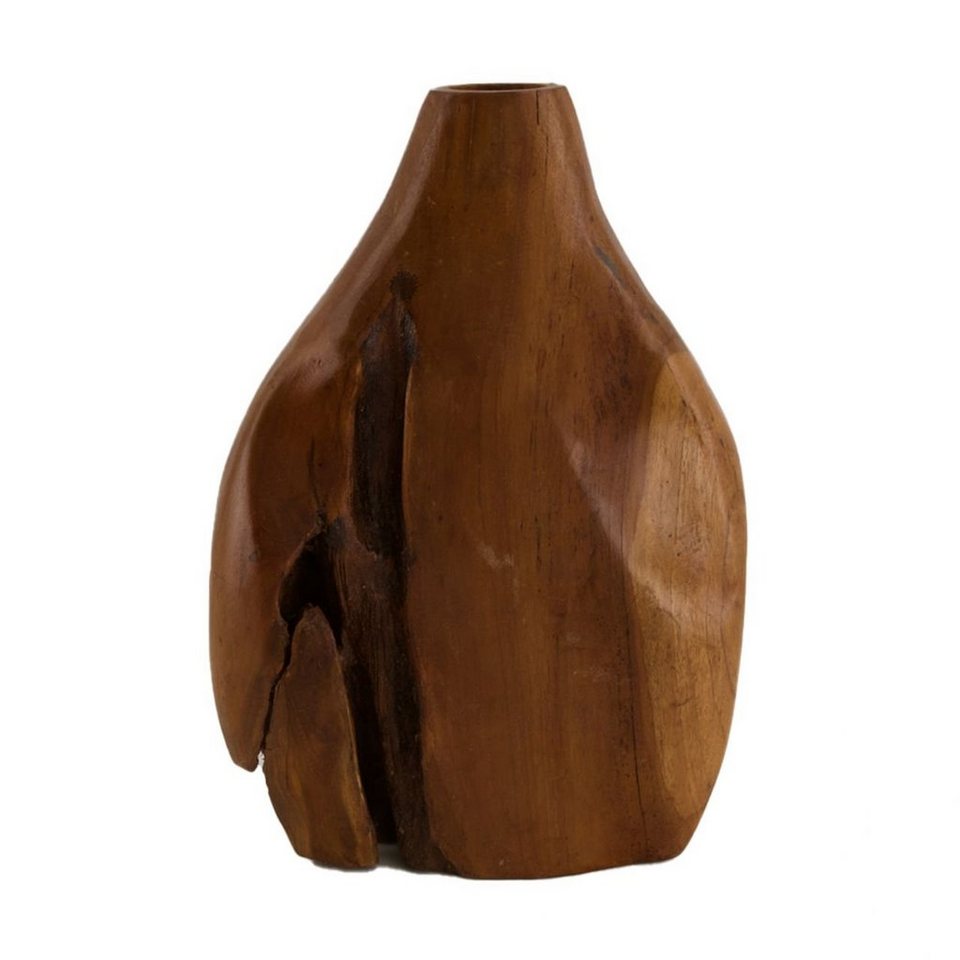 Dijk Dekofigur Dijk Vase Teak Geölt 19 X 9 X 28 Cm