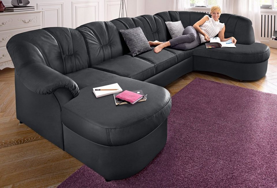 Domo Collection Wohnlandschaft Flores Top Wahlweise Mit Bettfunktion