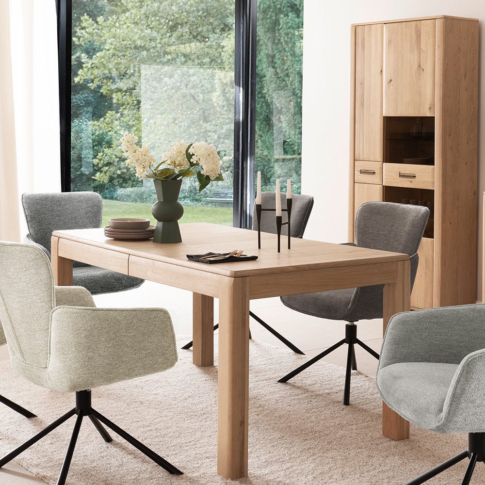 Lomadox Esszimmer Set Ancona 05 Spar Set 2 St Vitrine Esstisch