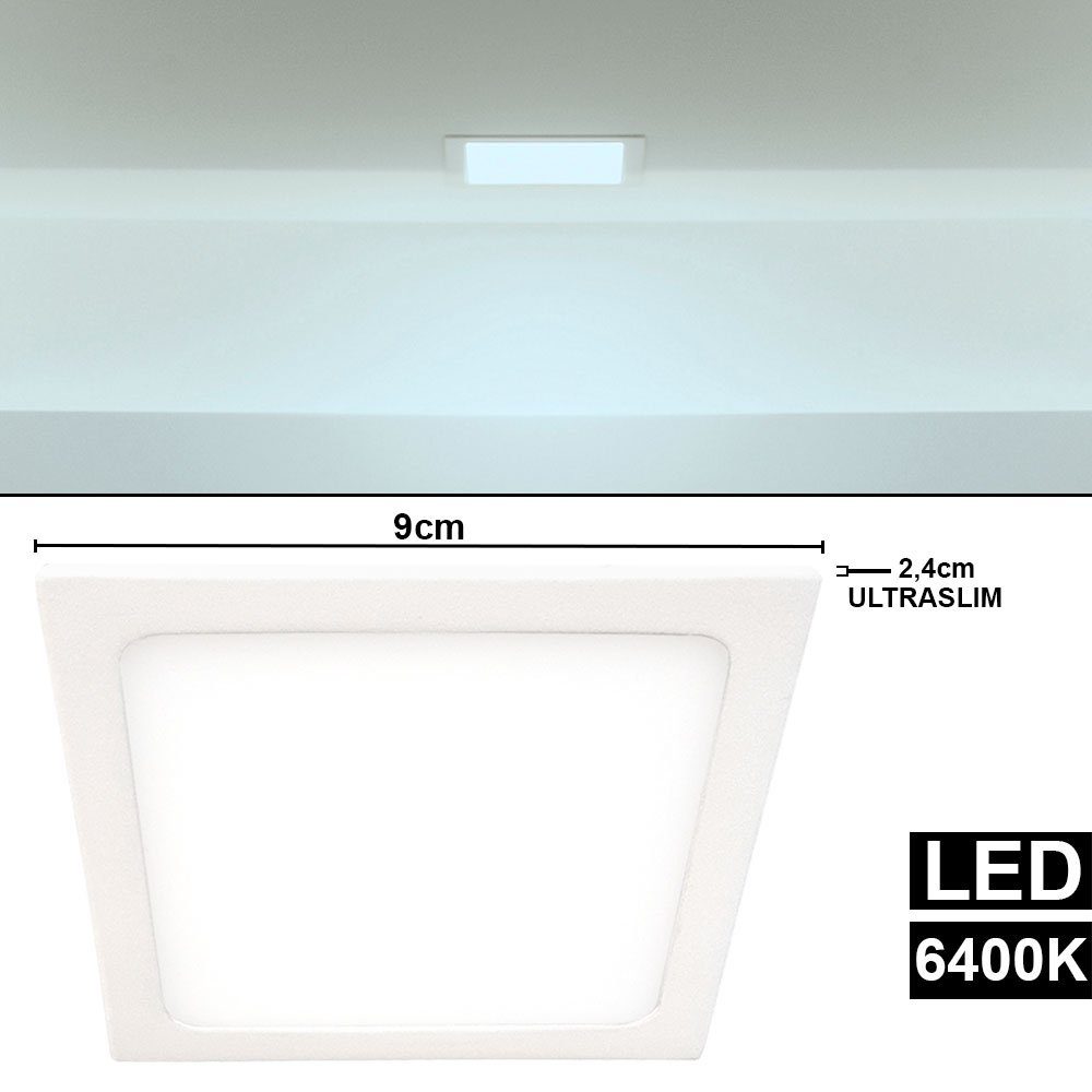 V Tac Led Panel Led Leuchtmittel Fest Verbaut Kaltweiß Led Decken