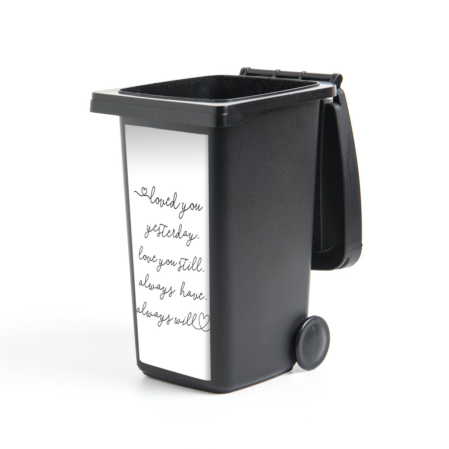 Muchowow Wandsticker Zitate Liebe Sprichwörter Schwarz Und Weiß