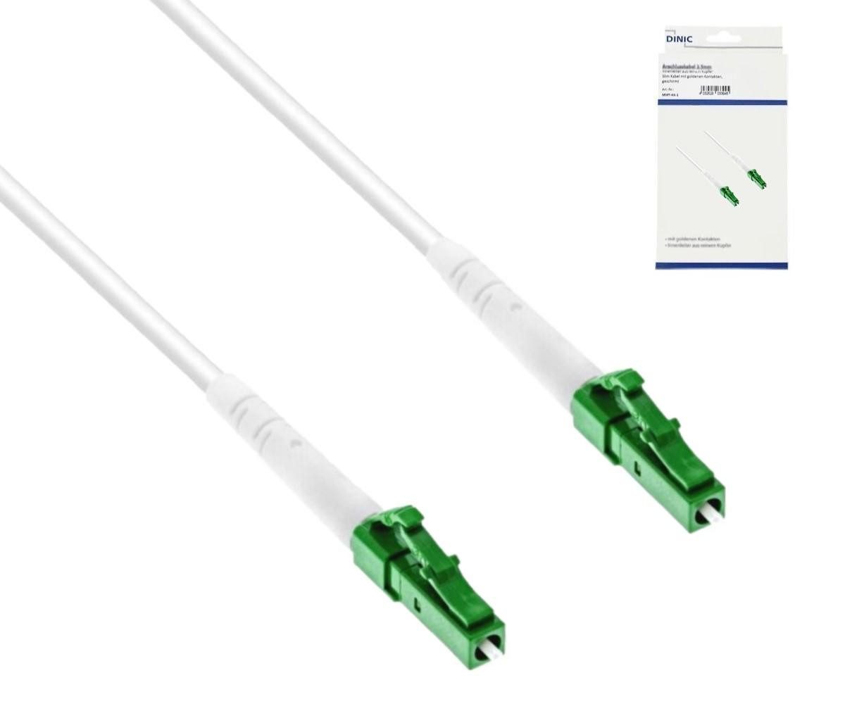 DINIC Netzwerkkabel, Anschlusskabel für Glasfaser-Router, Simplex, OS2 ...