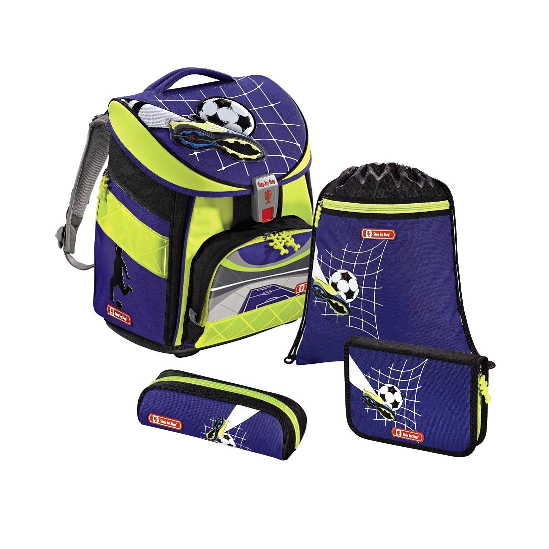 Step By Step Schulranzen Set Jungen Tornister Set Comfort Din Fußball