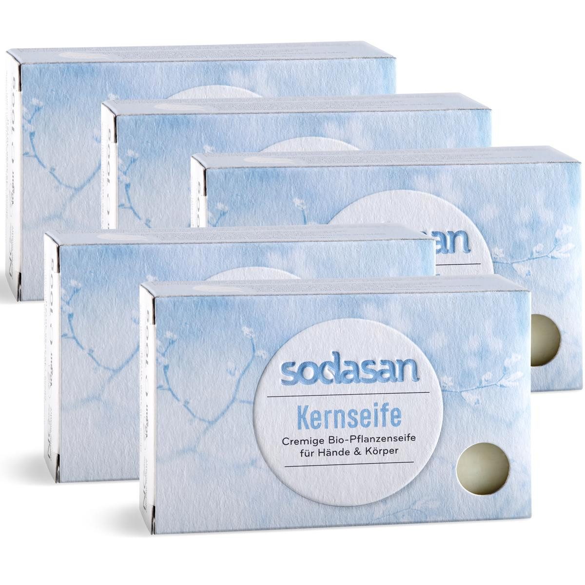 Sodasan Handseife Sodasan Kernseife 0,1kg (5er Pack)