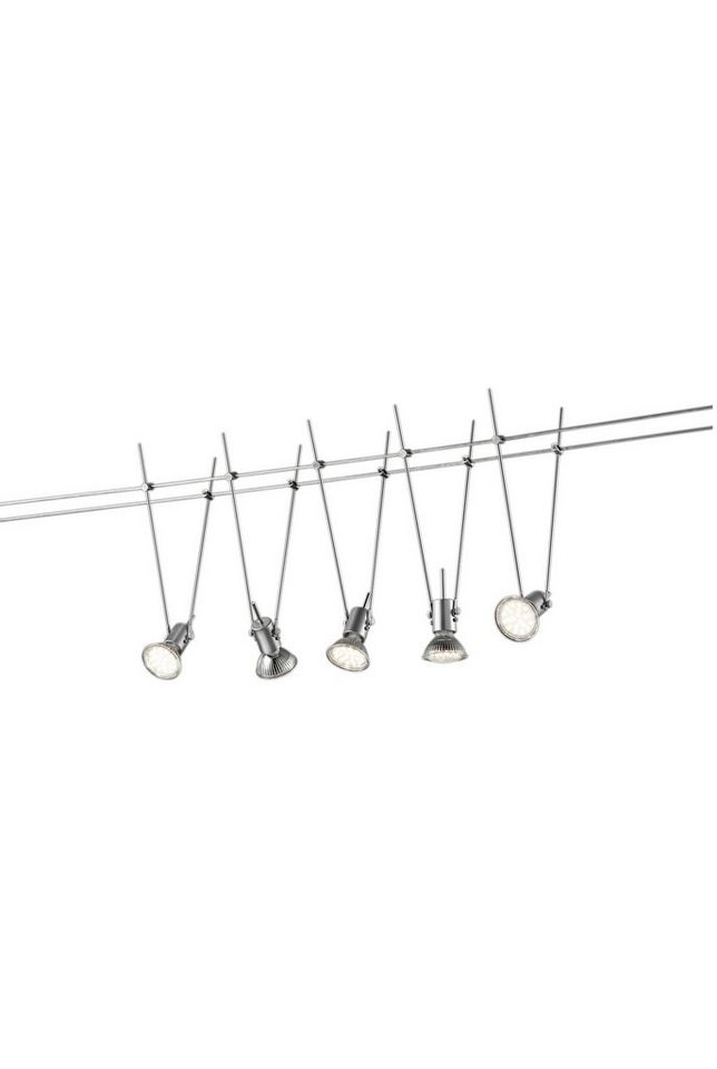 Trio Leuchten Led Deckenleuchte Basic 5 Flammig Seilsystem Online