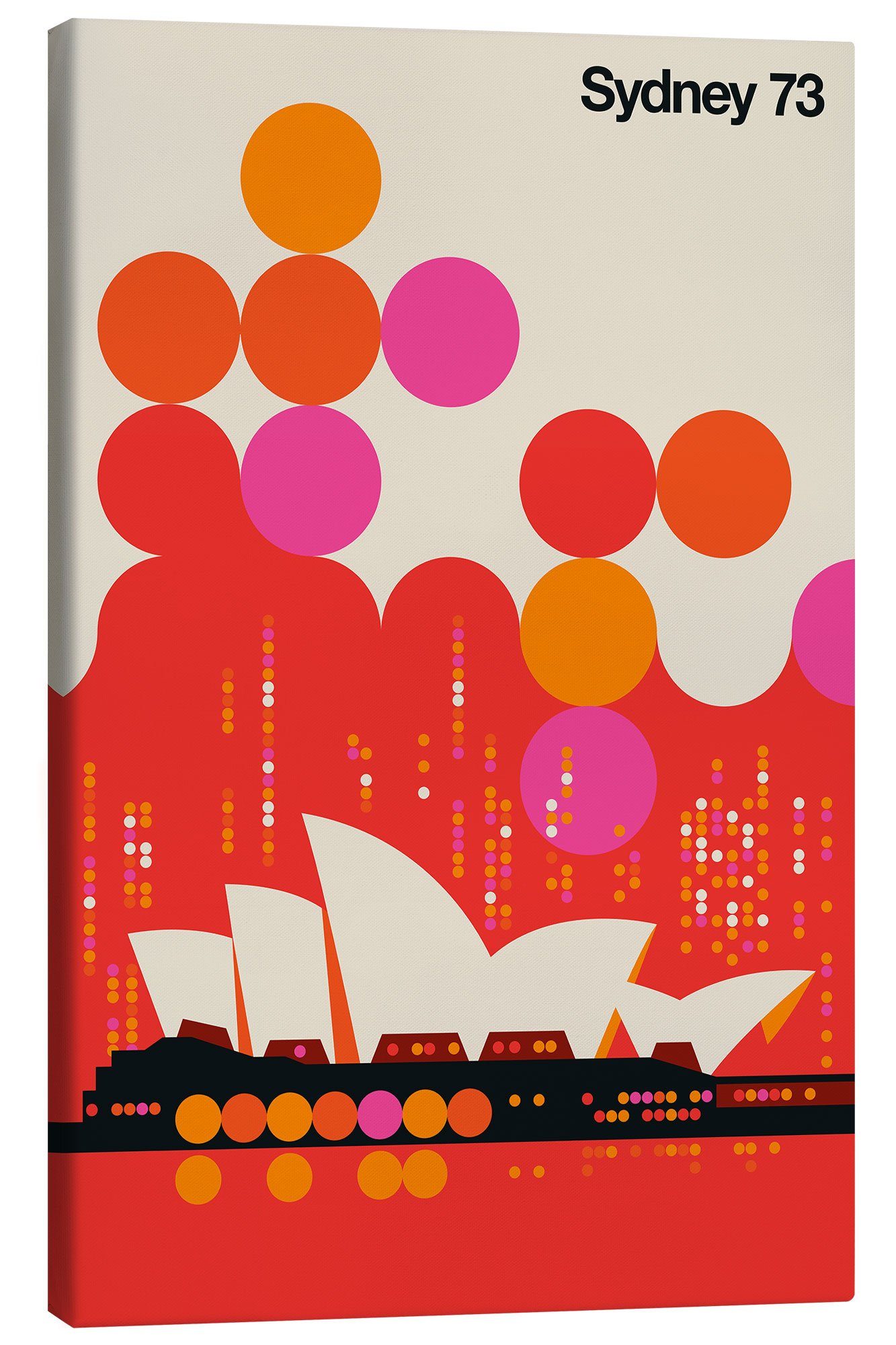 Posterlounge Leinwandbild Bo Lundberg Sydney 73 Lounge Digitale Kunst