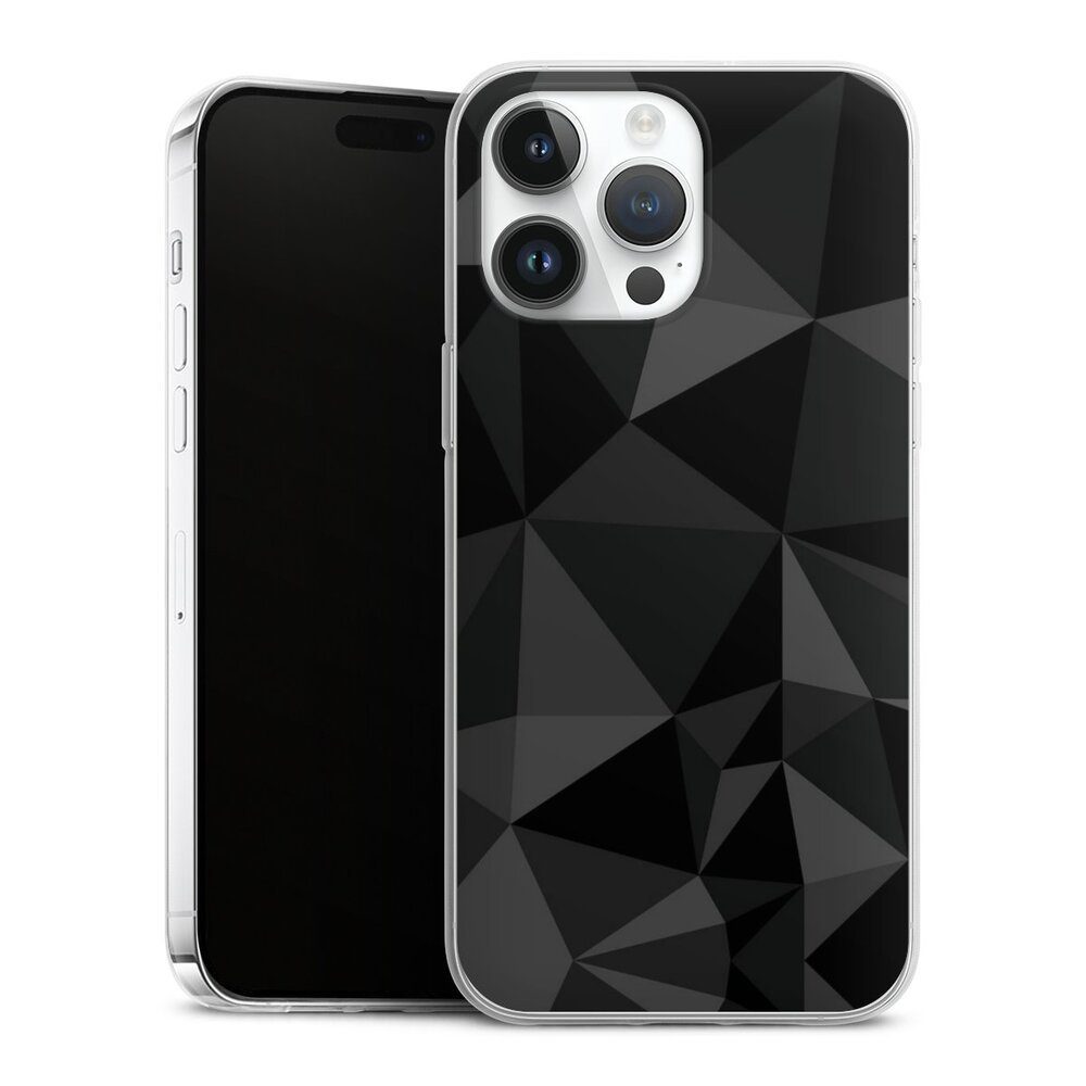 Deindesign Handyhülle Geometric Muster Abstrakt Polygon Pattern Black