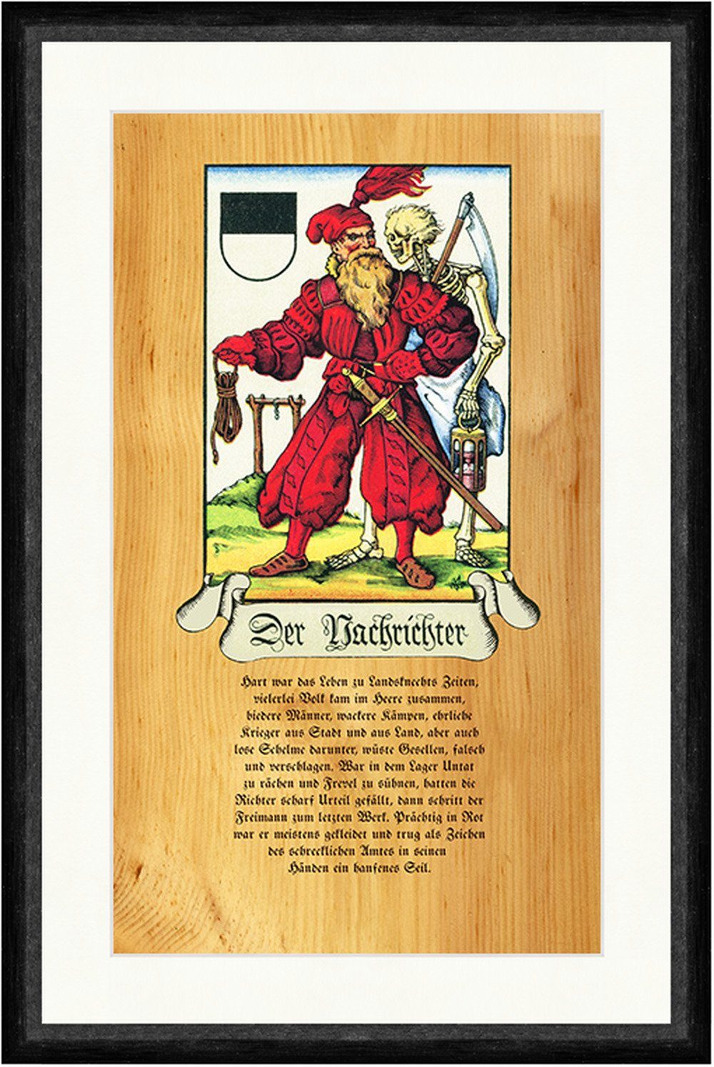 Kunstdruck Der Nachrichter Henker Seil Tod Urteil Scharfrichter Faks_Stand 313, (1 St)