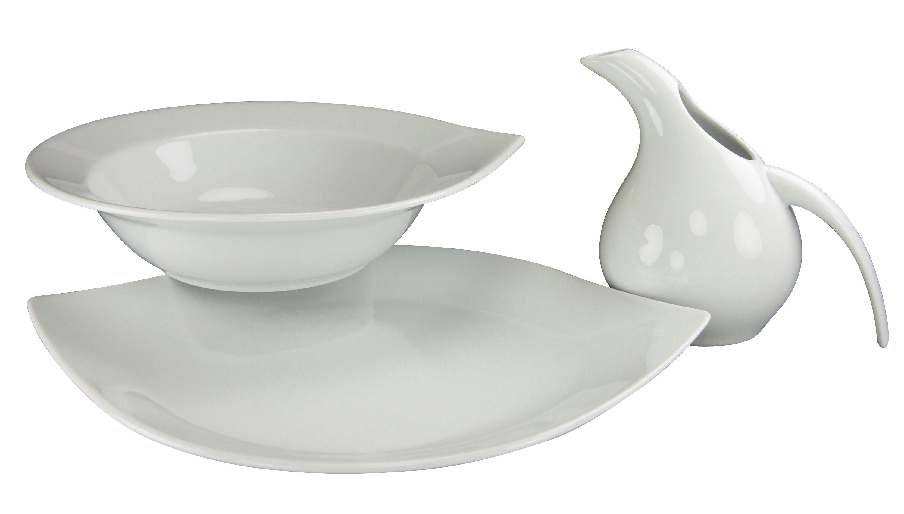 Creatable Servier Set Drop Porzellan Spülmaschinenfest Online