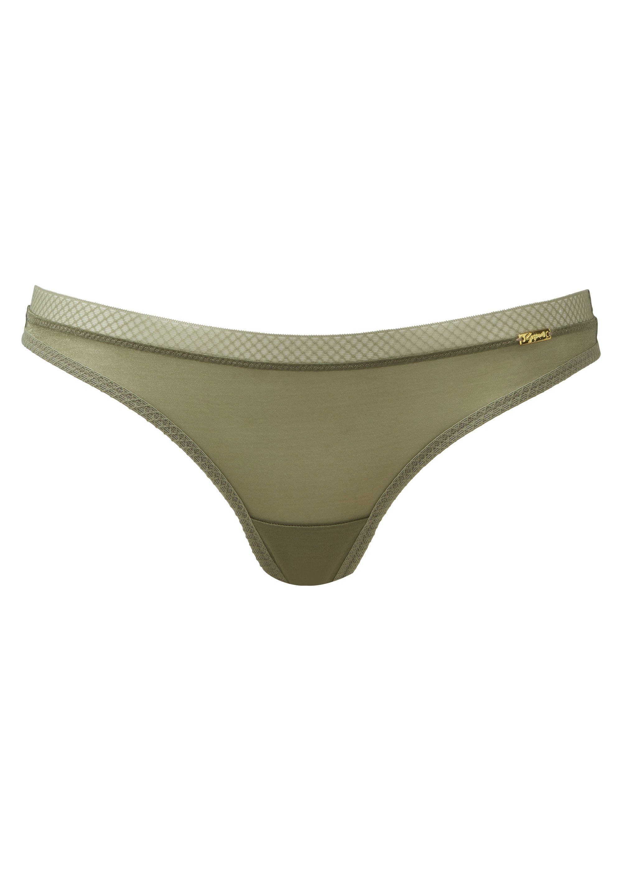Gossard String Glossies String Sage (String, 1-St., glatt)