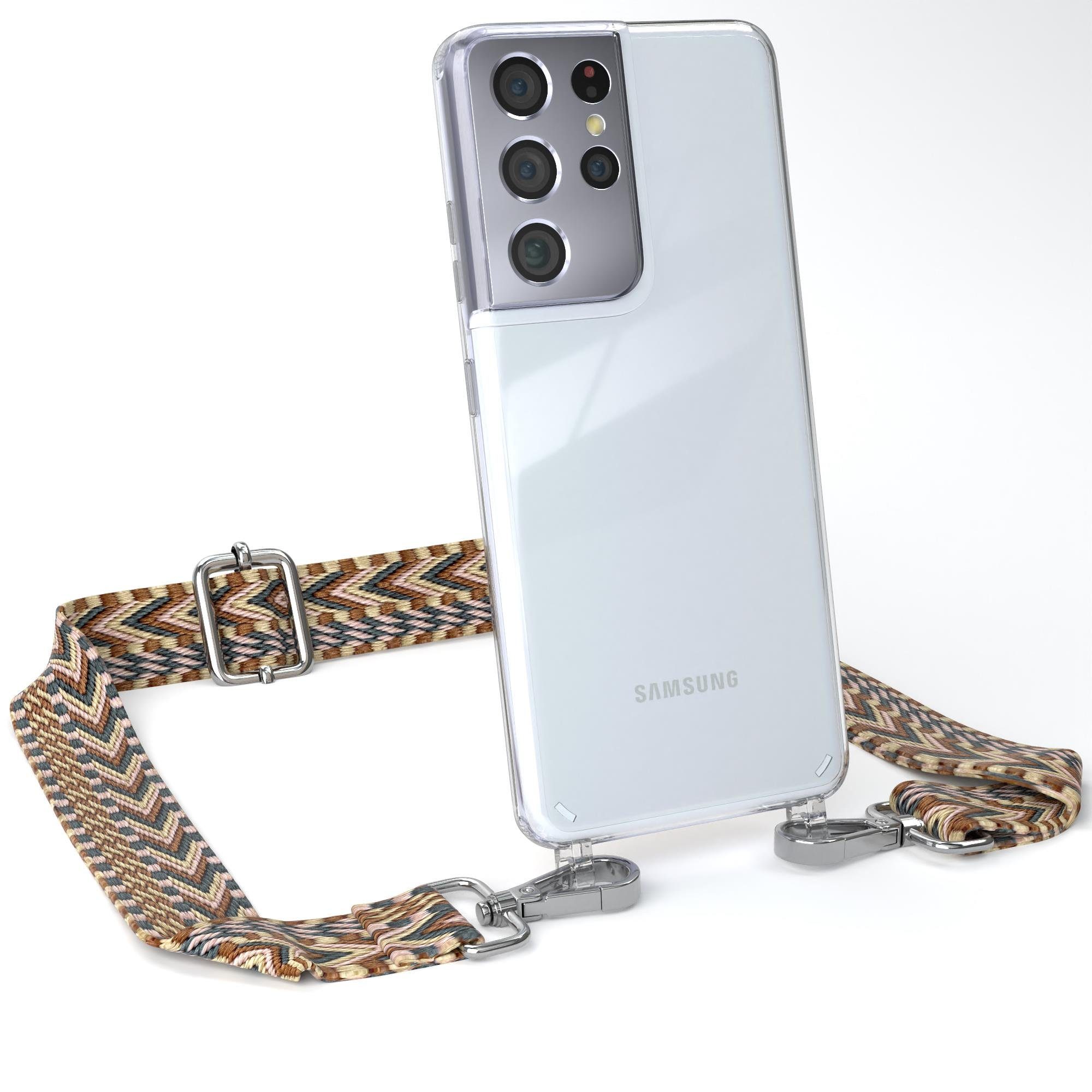 Eazy Case Handykette Boho Umhängeband Für Samsung Galaxy S21 Ultra 5g 6