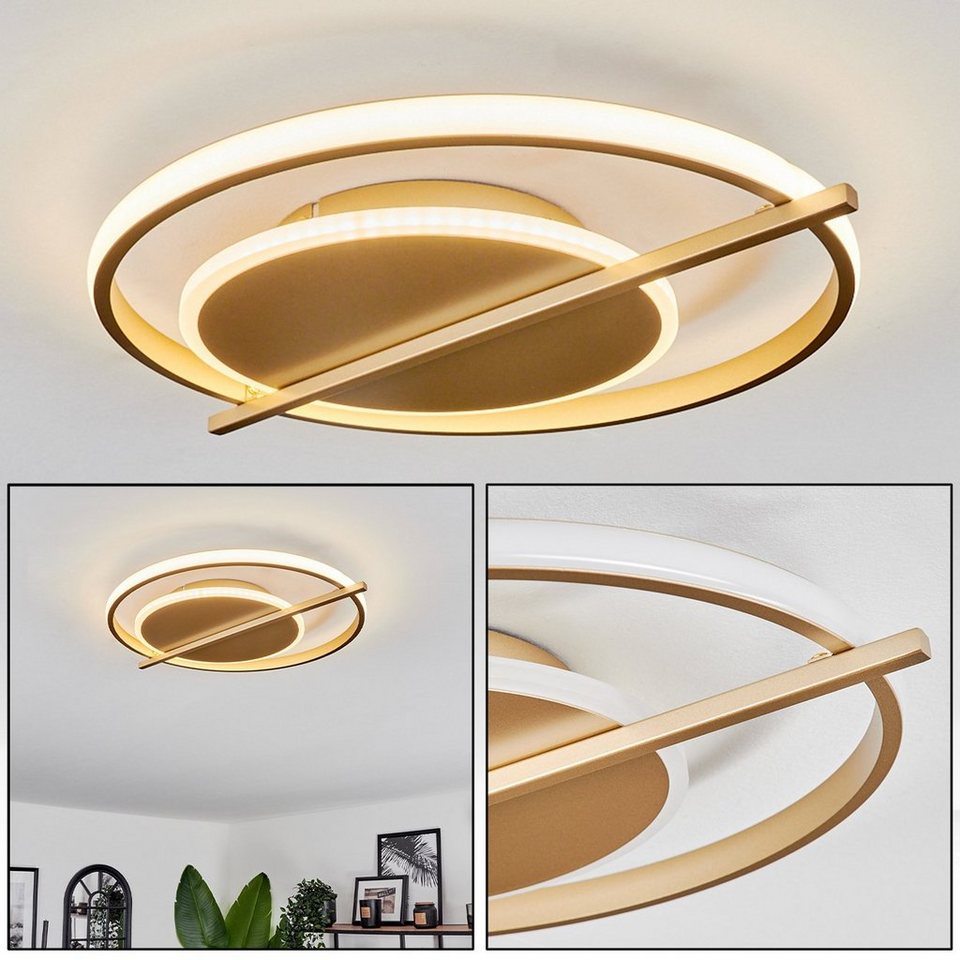 Hofstein Deckenleuchte Moderne Deckenlampe Aus Metallkunststoff In