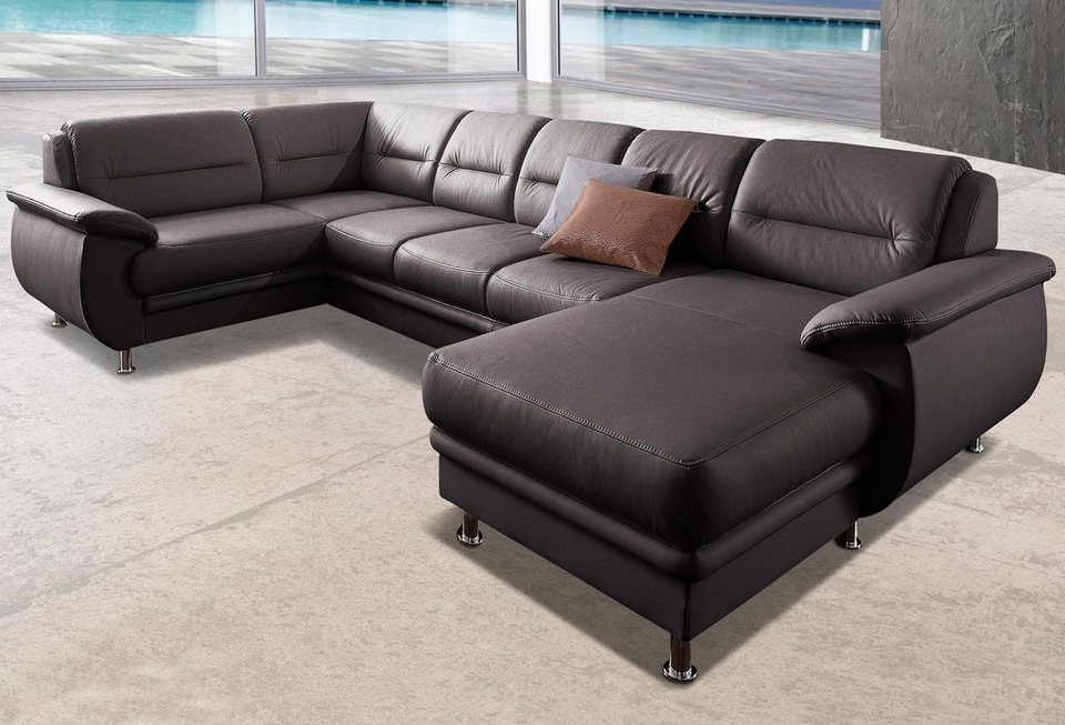 Sitandmore Wohnlandschaft Mailand U Form Wahlweise Mit Bettfunktion