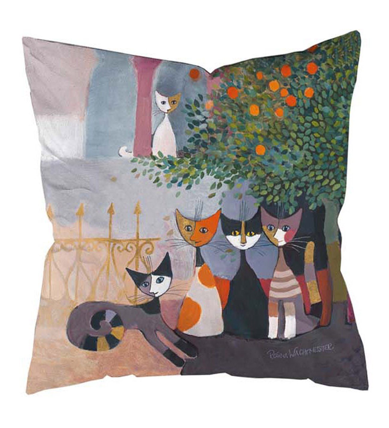 Rosina Wachtmeister Dekokissen Vita Familiare, Rosina Wachtmeister Kissenhülle ohne Füllung ...