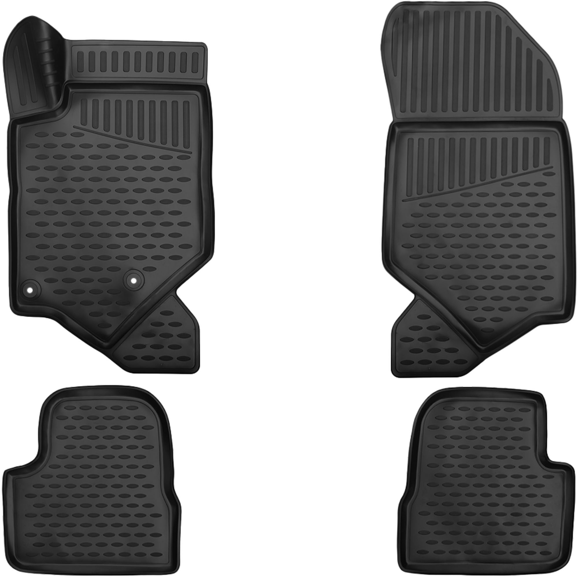 ELMASLINE Auto-Fußmatten Gummi (4 St), -, 2019, 2020, 2021, 2022, 2023, 2024, 2025