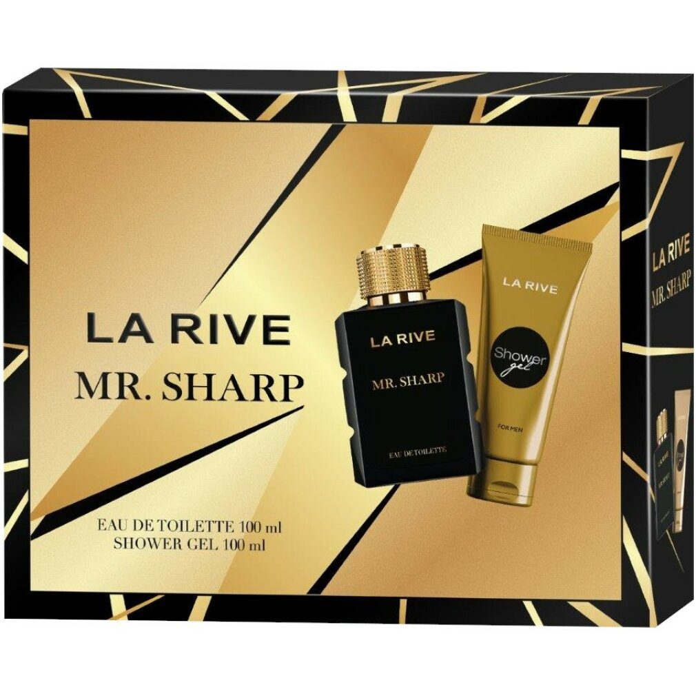 La Rive Duft-Set for Men Mr.Sharp Geschenkset (EdT 100ml+Duschgel 100ml), Zitrone