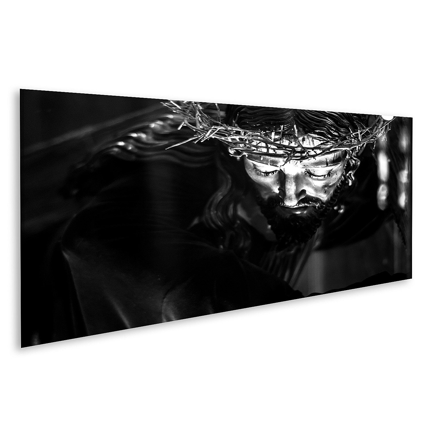 Islandburner Leinwandbild Bild Auf Leinwand Schwarzer Und Weißer Jesus