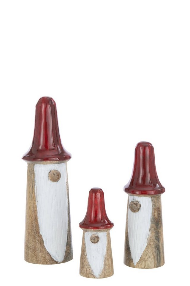 Gilde Dekoobjekt Holz Zwergpilze Im 4x 3er Set Elegante Märchendeko