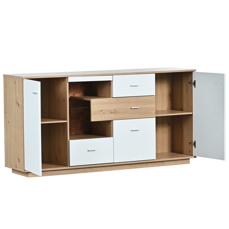 Gotagee Sideboard Seitenschrank Wohnzimmermöbel Organizer Kommode