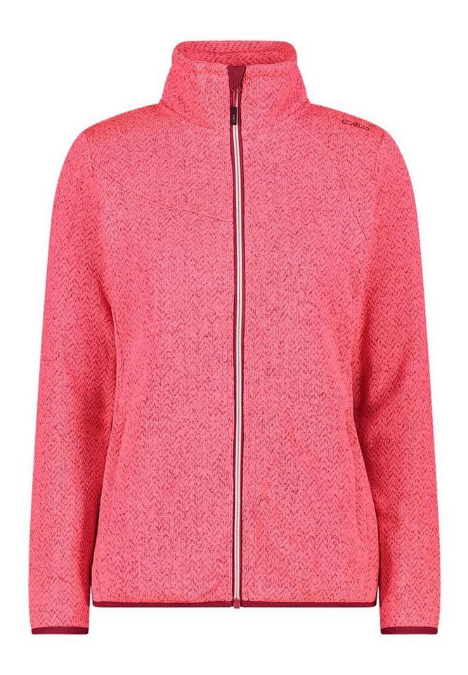 Cmp Strickfleecejacke Cmp Damen Strickfleecejacke Ohne Kapuze Mit Geomet