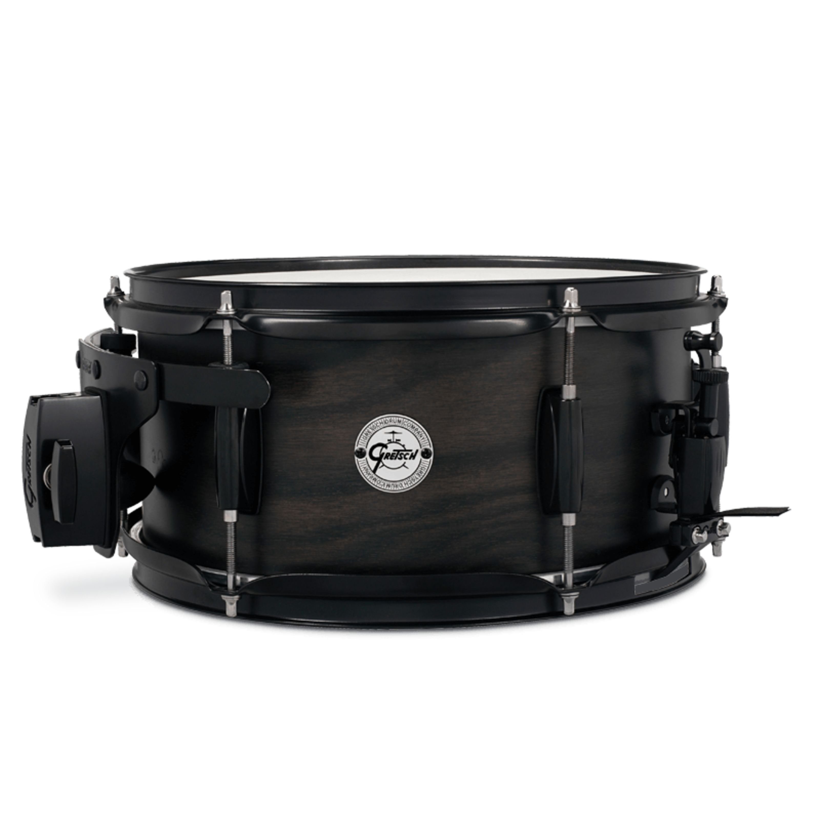 Gretsch Snare Drum, Full Range Ash Snare 10"x6" Satin Ebony
