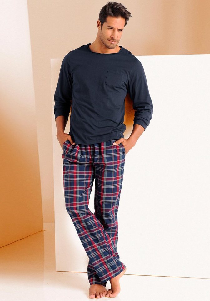 Soliver Red Label Bodywear Pyjama Lang Mit Karohose Online Kaufen Otto